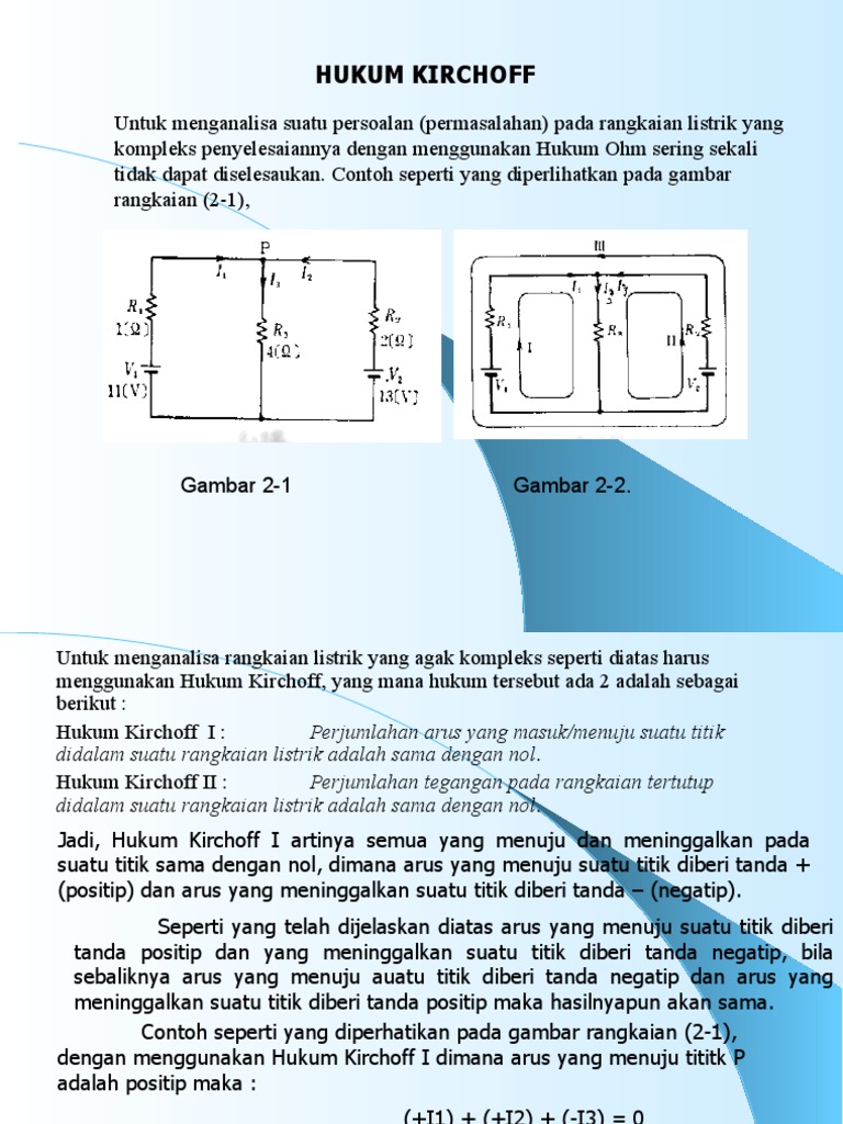 Hukum Kirchoff | PDF