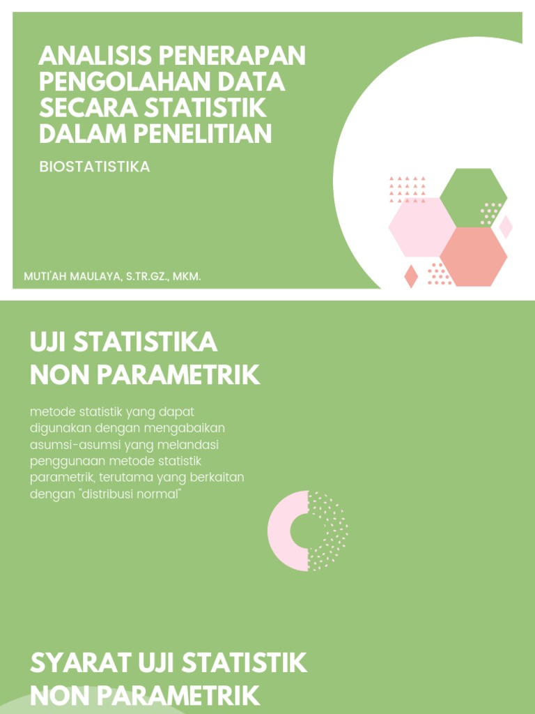 Uji Non Parametrik | PDF