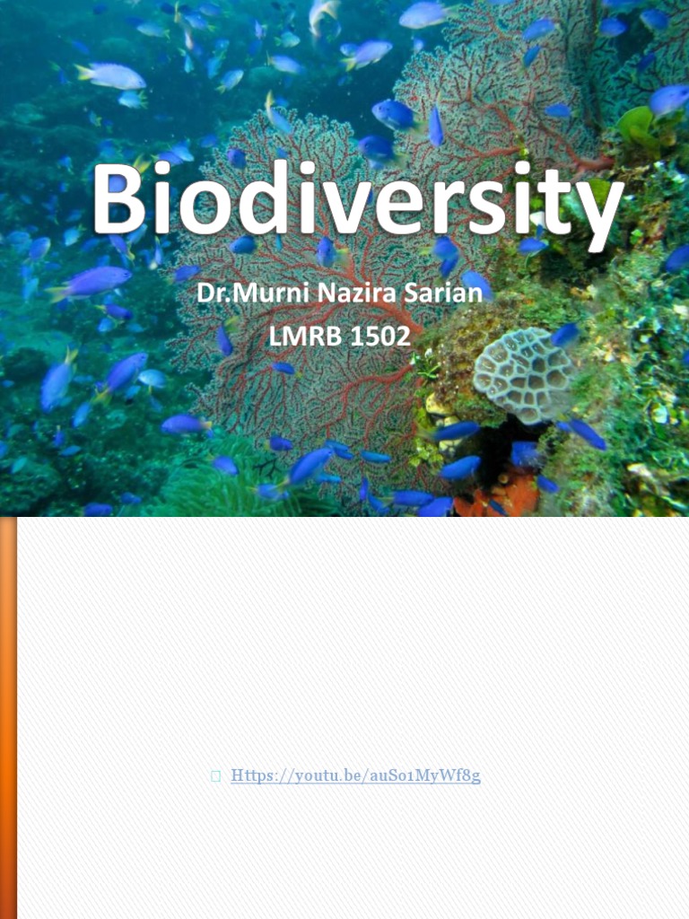Biodiversity Lecture | PDF | Biodiversity | Conservation Biology