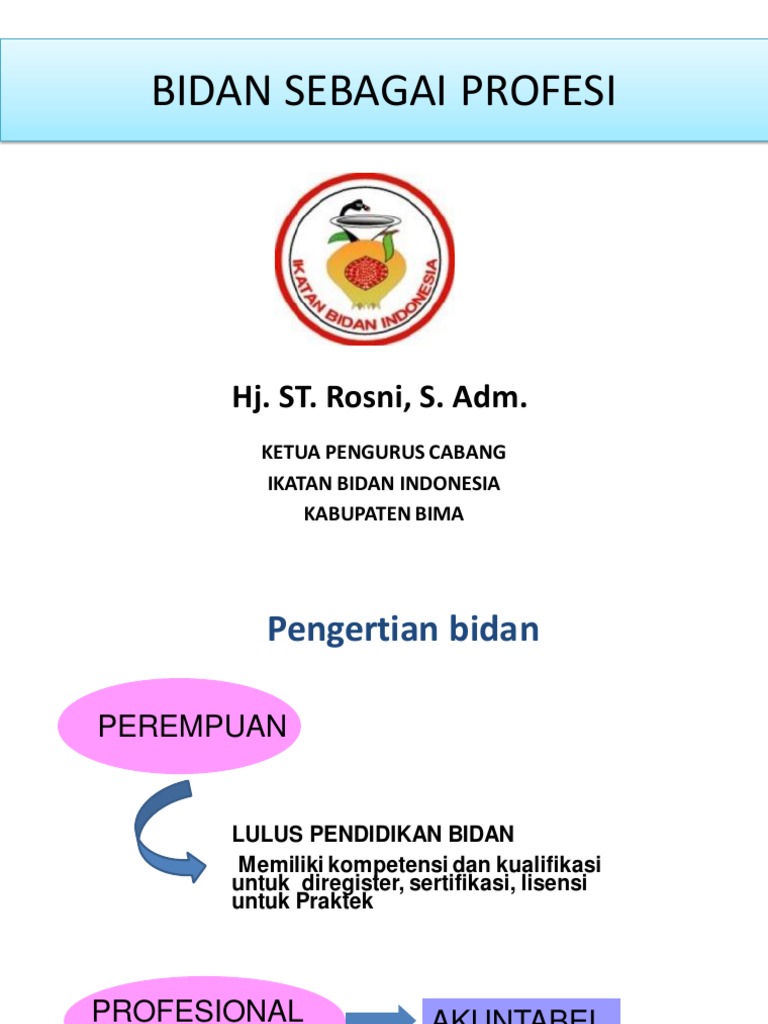 Bidan Sebagai Profesi by Umi Rosni | PDF | Gaya Hidup | Karier ...
