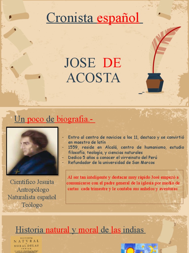 Cronista Jose de Acosta | PDF