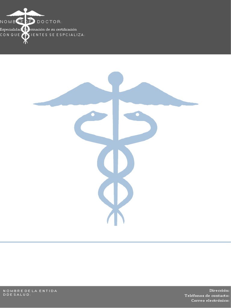 Formato de Receta Medica para Editar | PDF