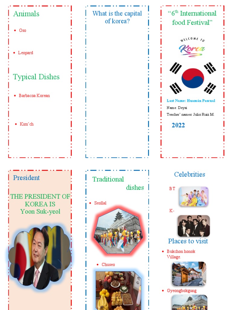 Triptico de Ingles | PDF