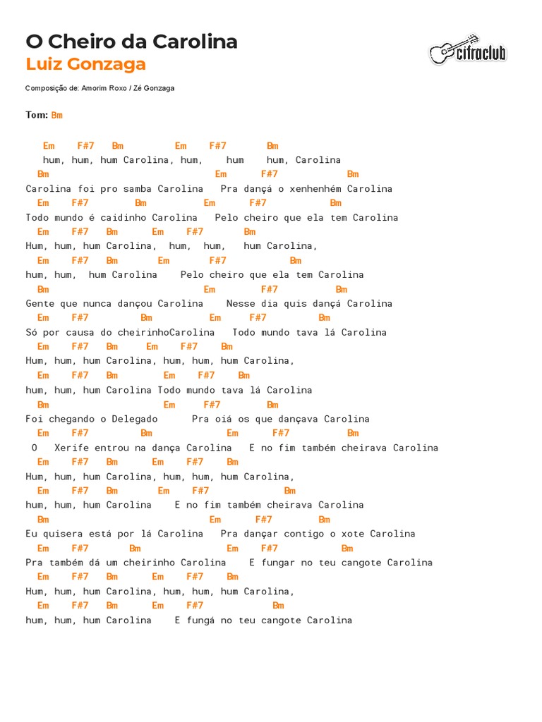 Luiz Gonzaga - O Cheiro Da Carolina | PDF
