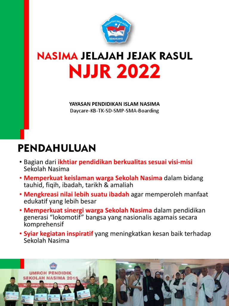 NJJR 2022: Umrah Bersama Sekolah Nasima | PDF | Perjalanan | Agama ...