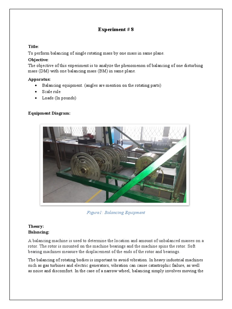 Experiment # 8: Title: Objective | Download Free PDF | Force | Machines