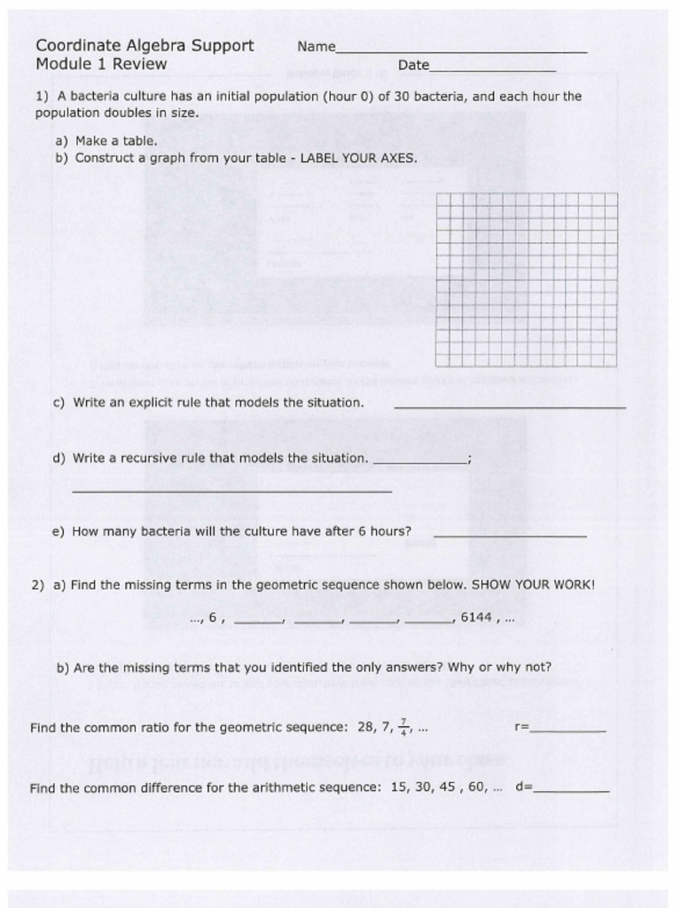 Eoc Review Packet | PDF