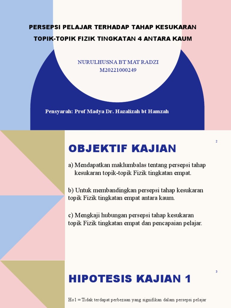 Slide Video Pembentangan Proposal | PDF