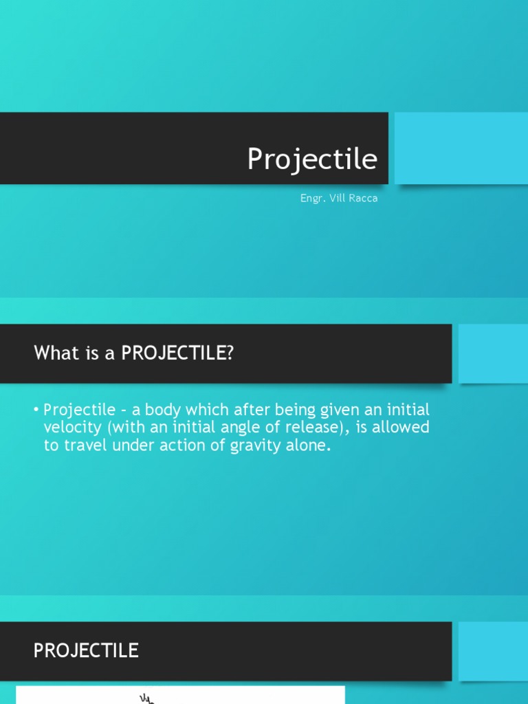 Projectile | PDF