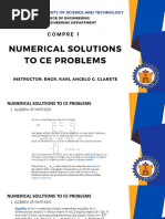 Module 3: Numerical Solutions To Ce Problems | PDF