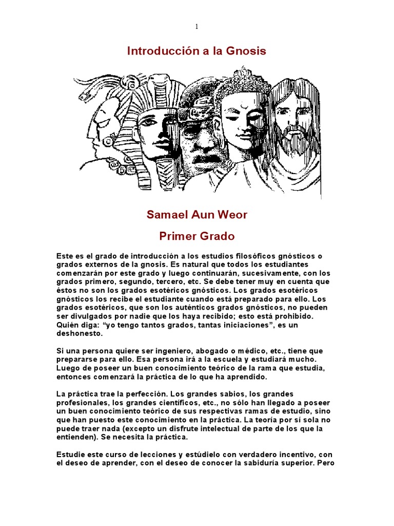 Introducción A La Gnosis | PDF | Mente | Pensamiento