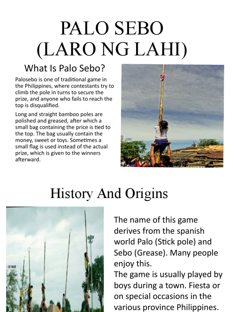 Palo Sebo: Traditional Filipino Game | PDF