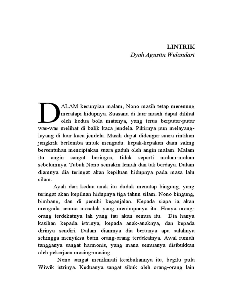 Template Cerpen | PDF