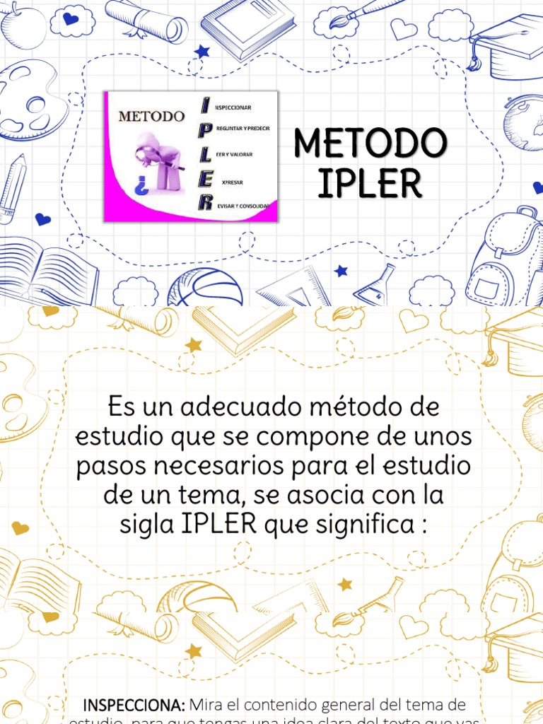 Método IPLER para Estudio Efectivo | PDF