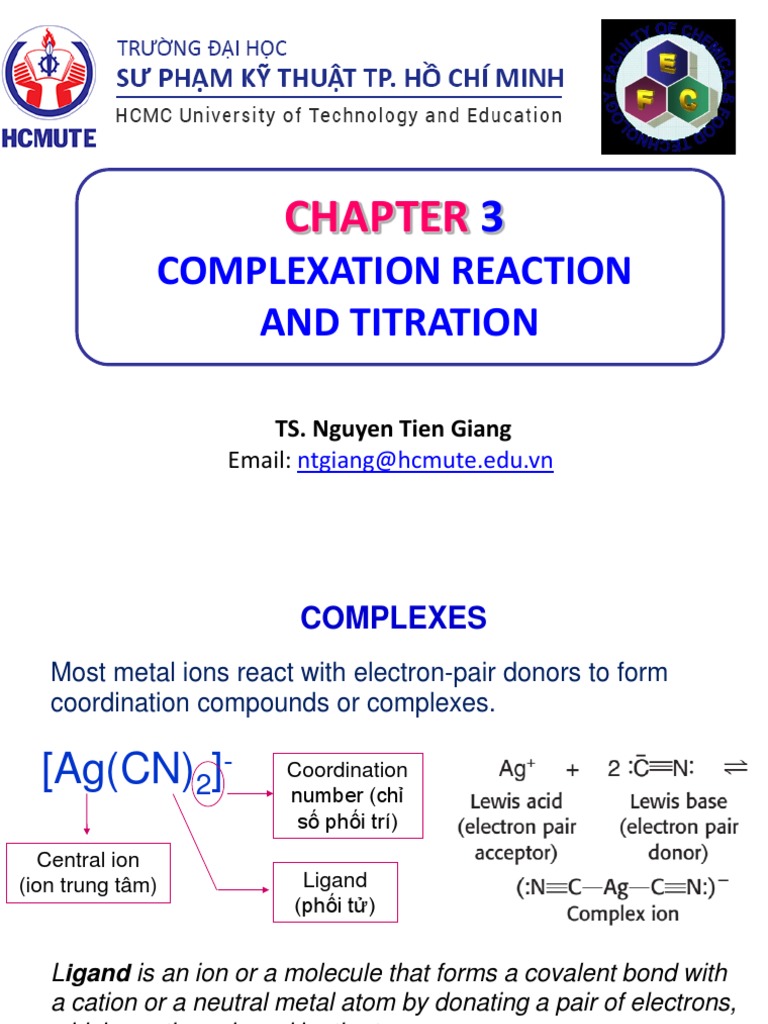 Complexation Reactions and Titrations: An In-Depth Examination of EDTA ...
