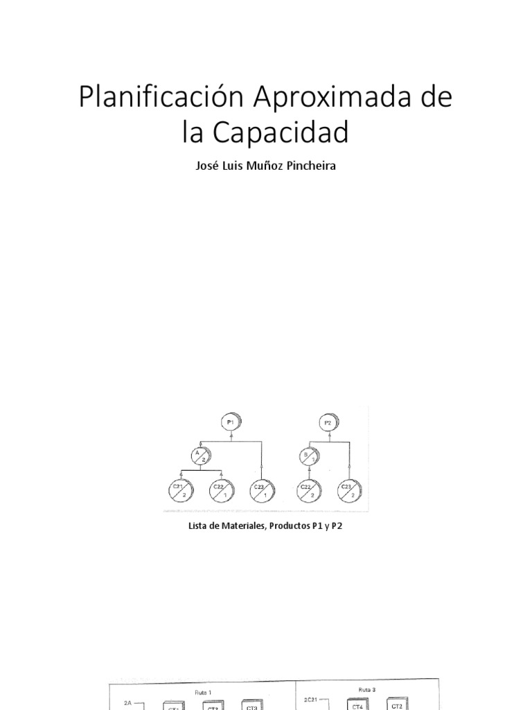 Planificación Aproximada de La Capacidad | PDF