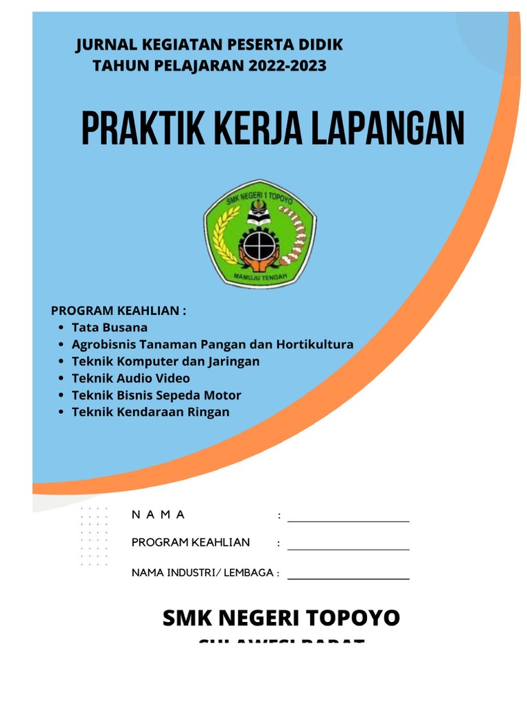 Sampul Jurnal PKL | PDF