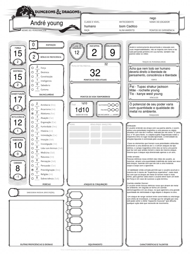 Ficha - André - 3000 - Young - Cópia | PDF | Magnetismo