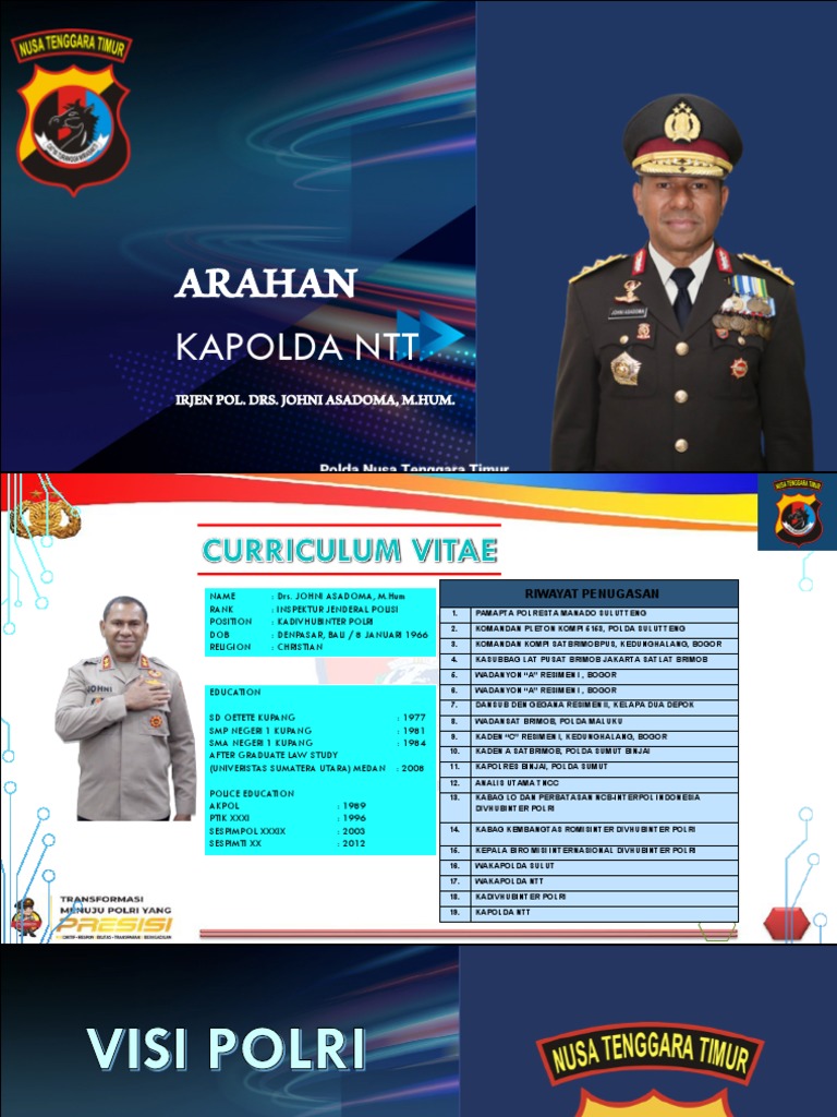 Visi dan Misi Polri di NTT | PDF | Ilmu Sosial