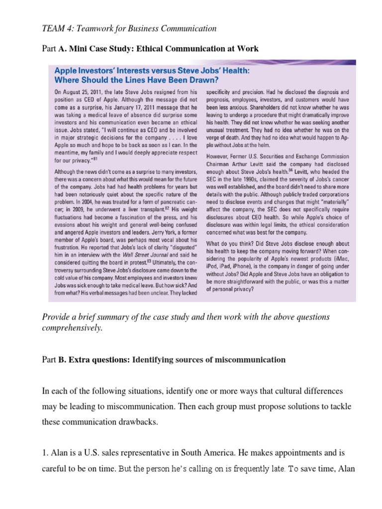 Team 4 Assignments | PDF