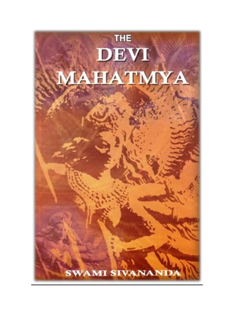The Devi Mahatmya | PDF | Devi | Worship