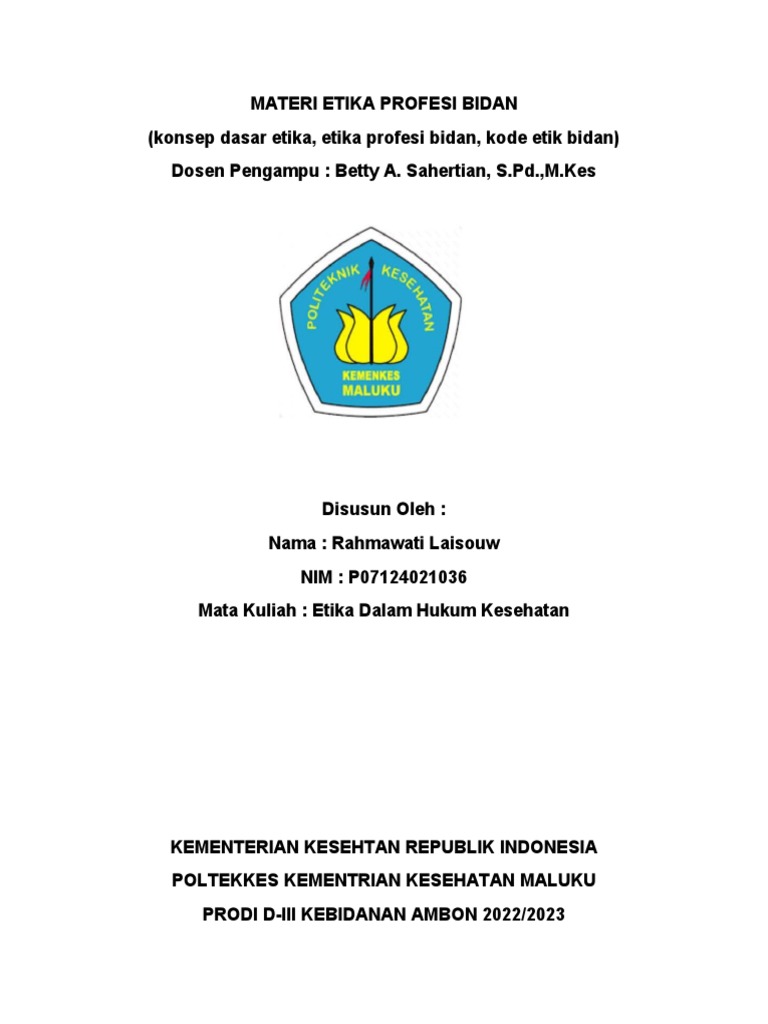 Materi Etika Profesi Bidan | PDF | Karier & Perkembangan | Pengembangan ...