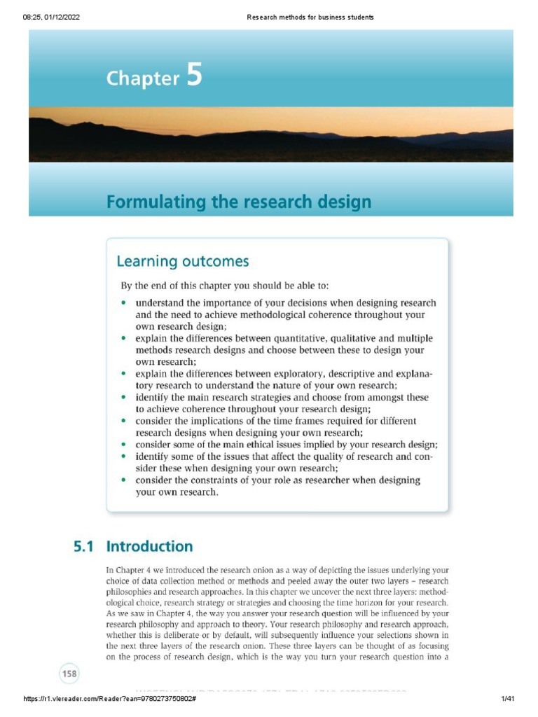 Formulating Research Design | PDF