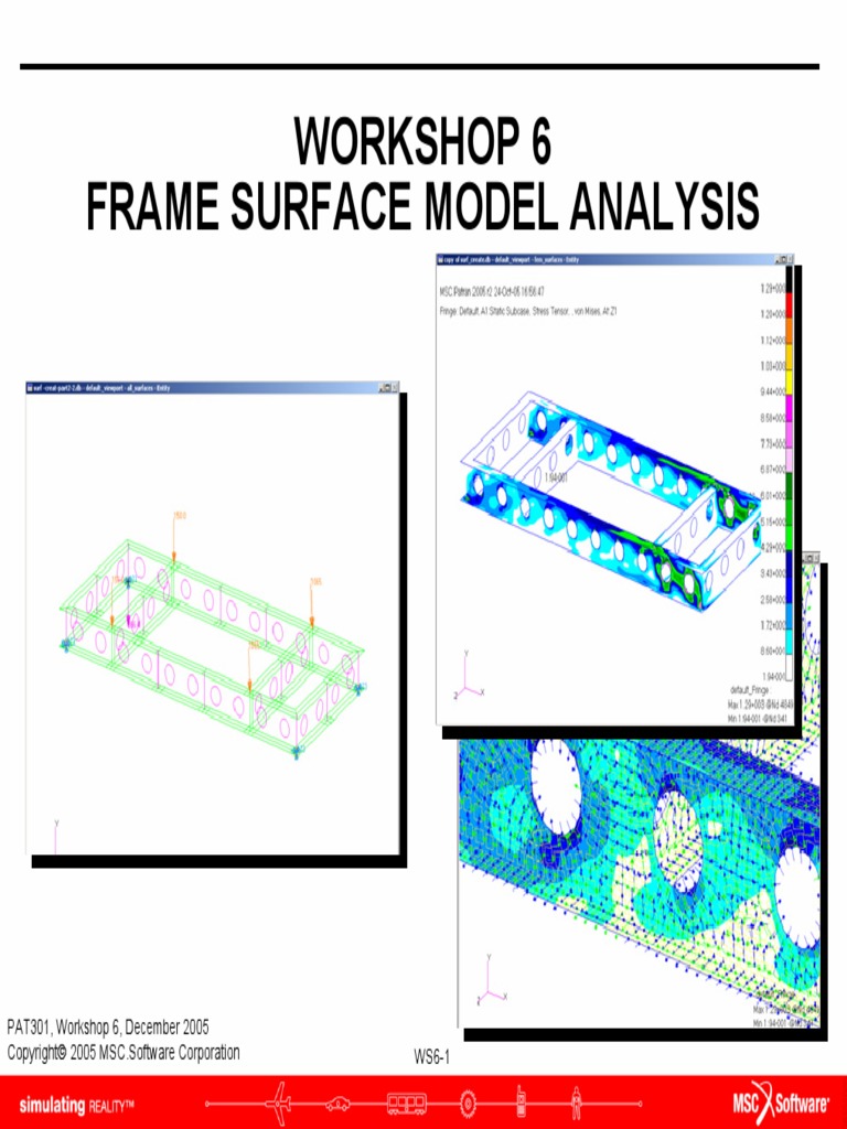 06 Frame Surf Analy PAT301 | PDF | Stress (Mechanics) | Mechanical ...