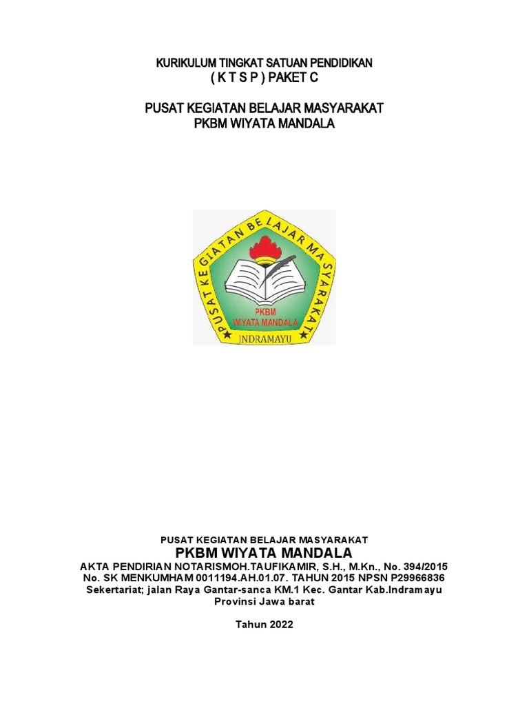 Dokumen I KTSP Paket C | PDF