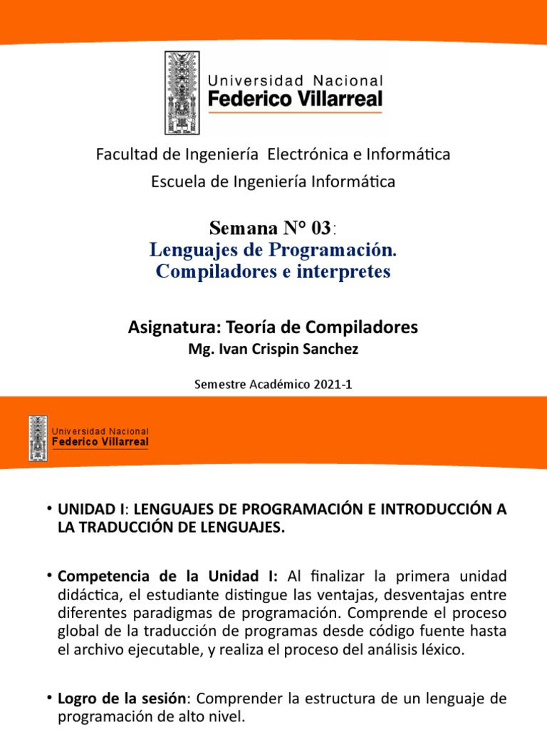 S.03 Teoria Compilador | PDF | Compilador | Lenguaje de programación