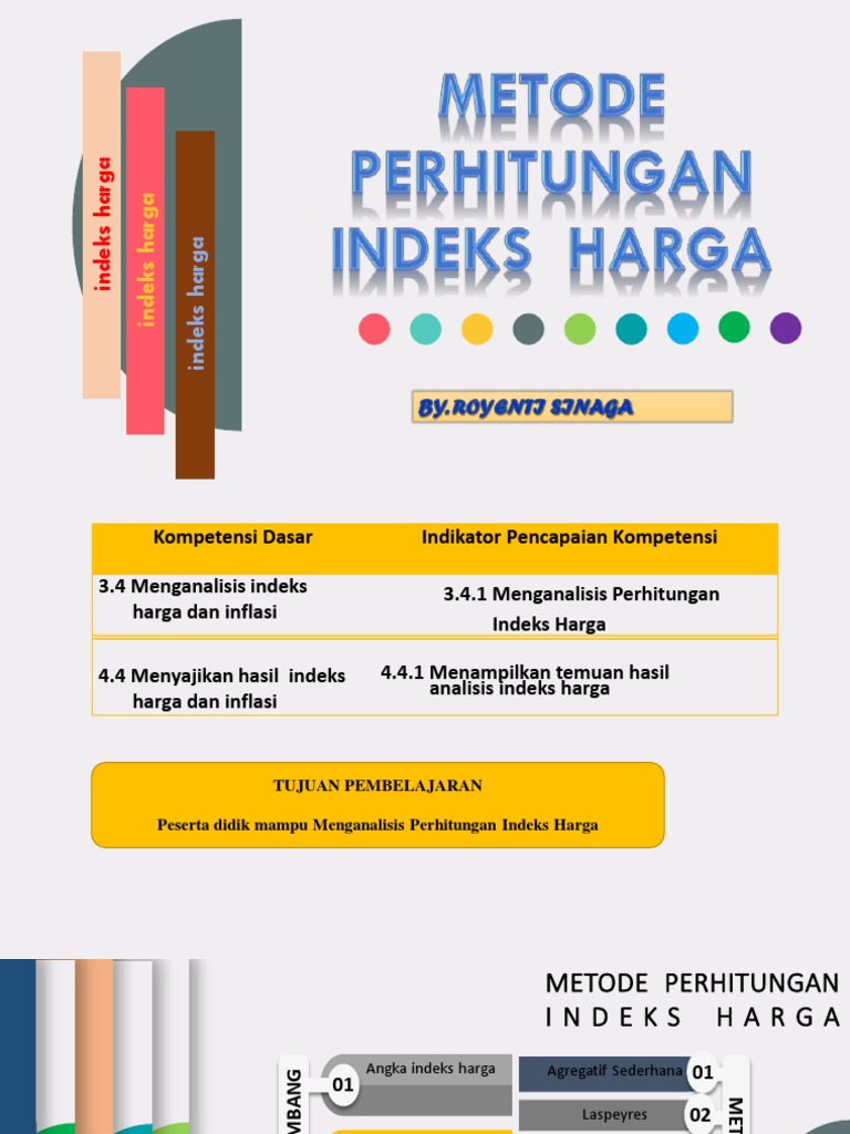 Metode Perhitungan Indeks Harga | PDF