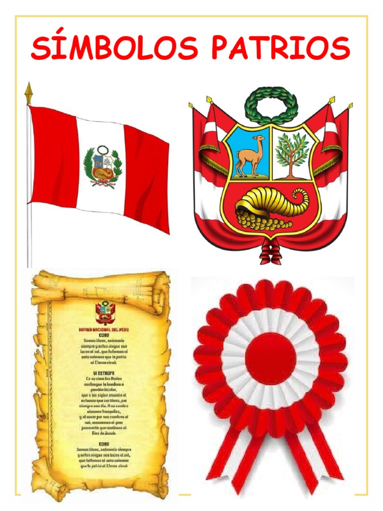 Afiche Simbolos Patrios | PDF