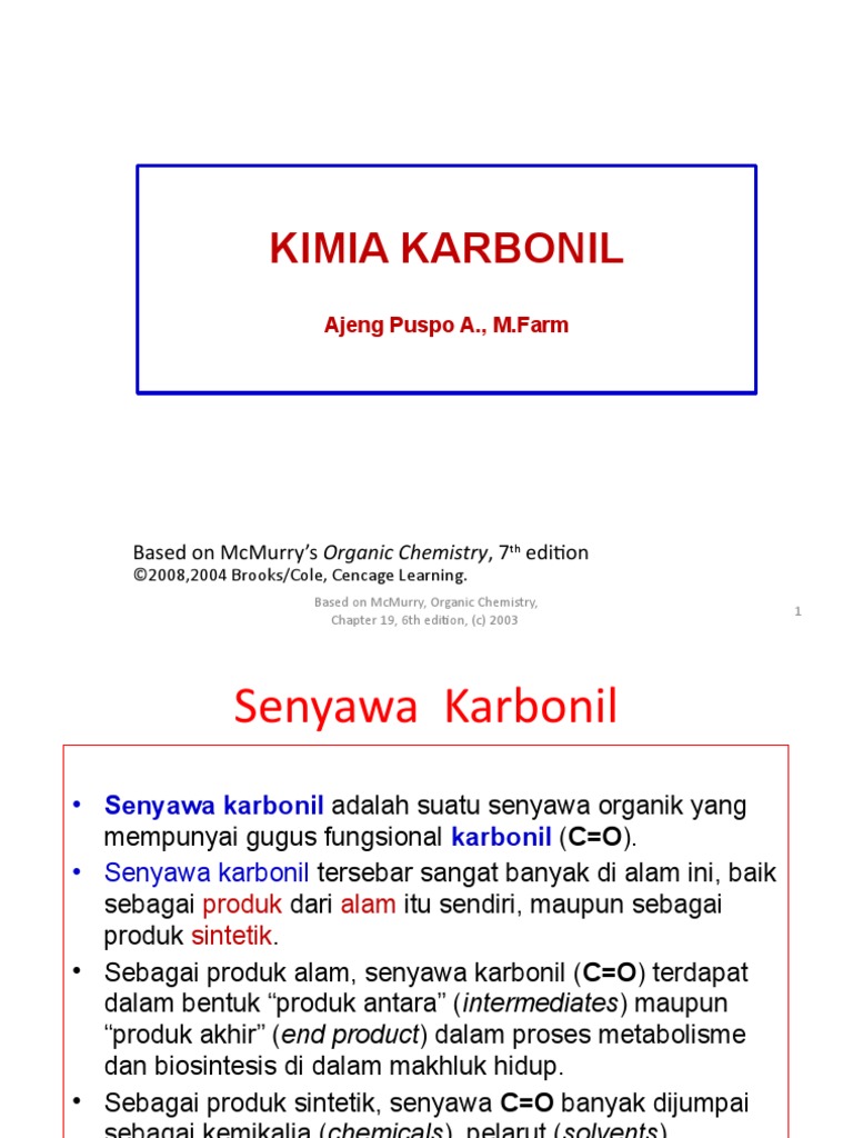 Senyawa Karbonil | PDF