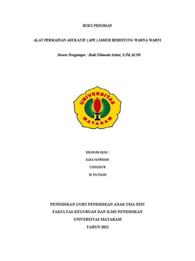 Uas Laporan Ape Media & Sumber Belajar - Elisa Fatrisiah | PDF | Karier & Perkembangan ...