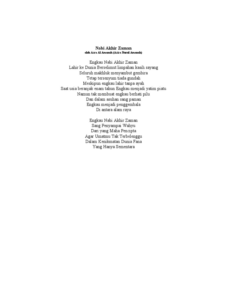 Nabi Muhammad: Suri Tauladan Akhir Zaman | PDF | Agama & Spiritualitas