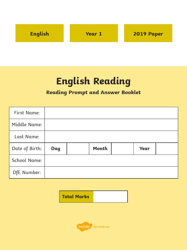 Comprehension Y2 | PDF