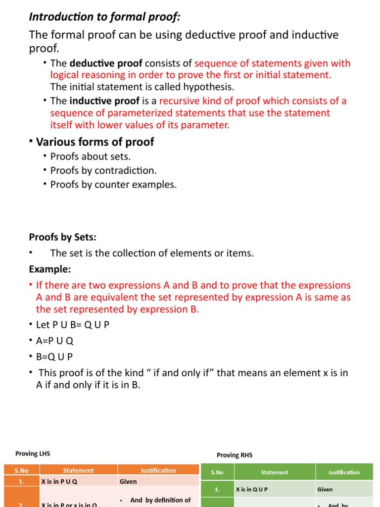 Proofs And Theorems Nfaanddfa Epsilon Nfa And Nfa Pdf