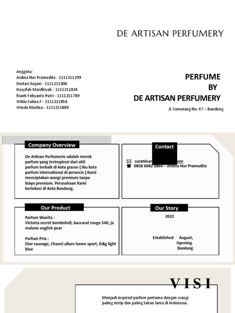 Membangun Bisnis Parfum Berkelanjutan | PDF