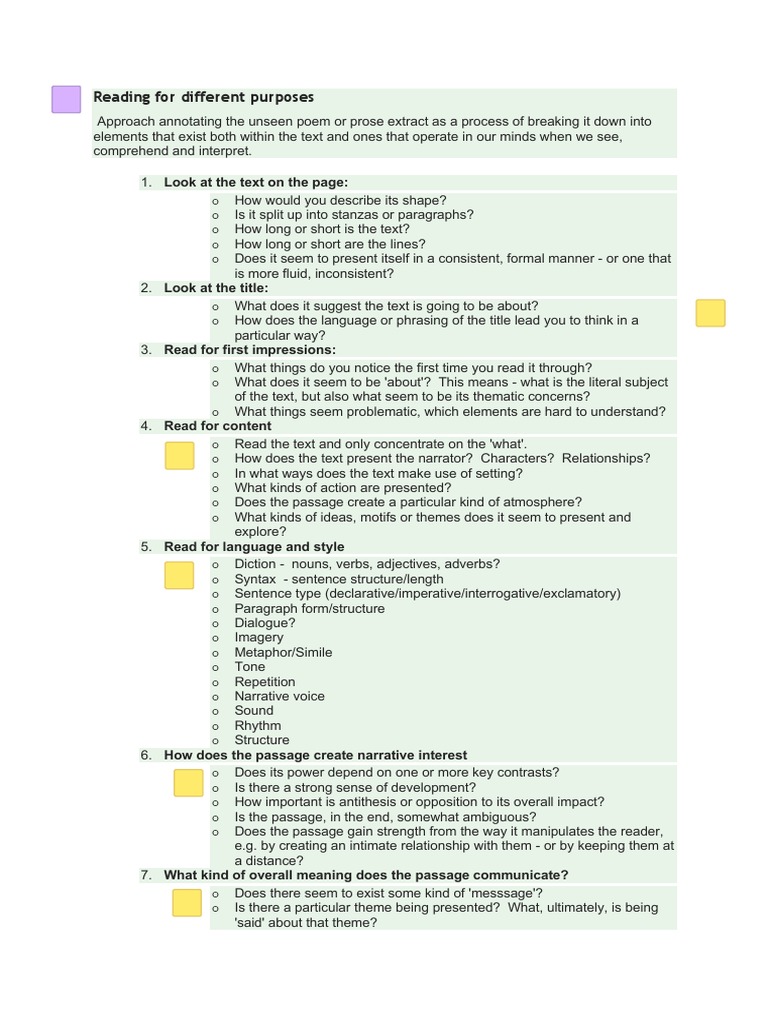 Annotating Paper 1 1 Pdf Narrative Poetry 1297