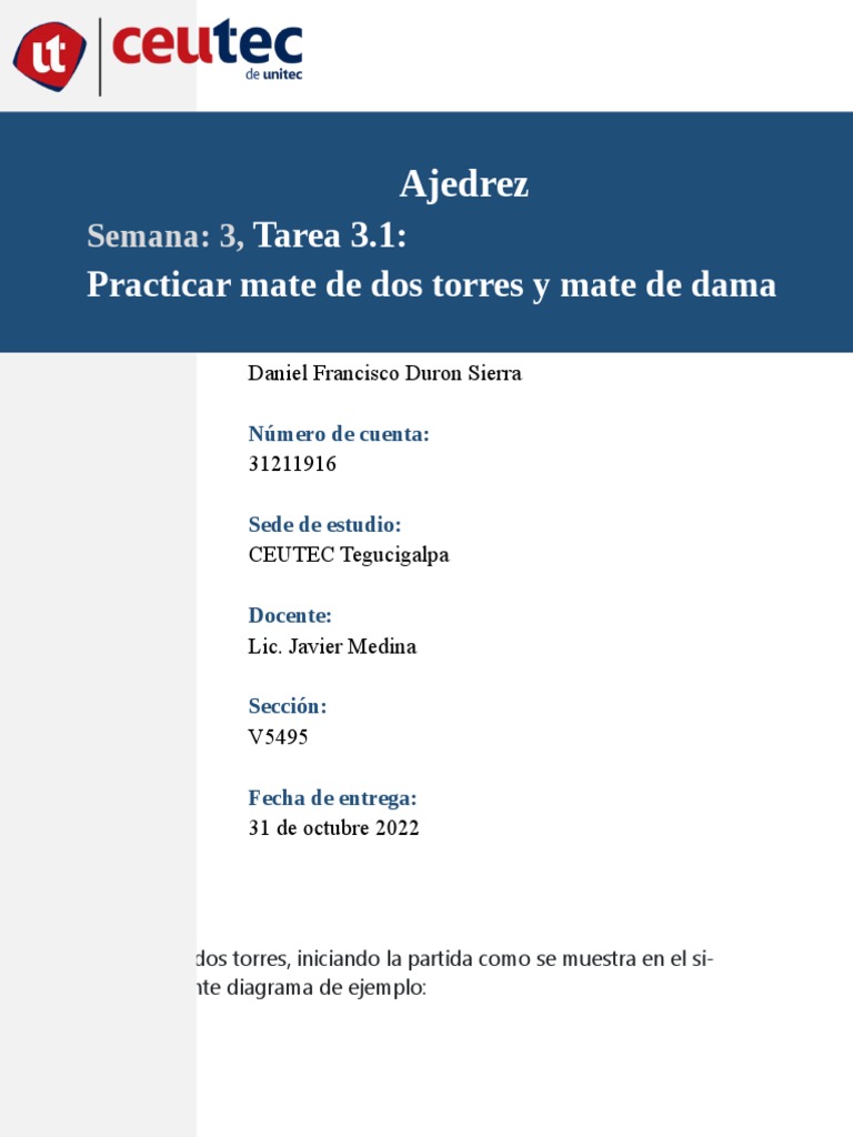 Tarea #3.1 - Daniel Duron | PDF