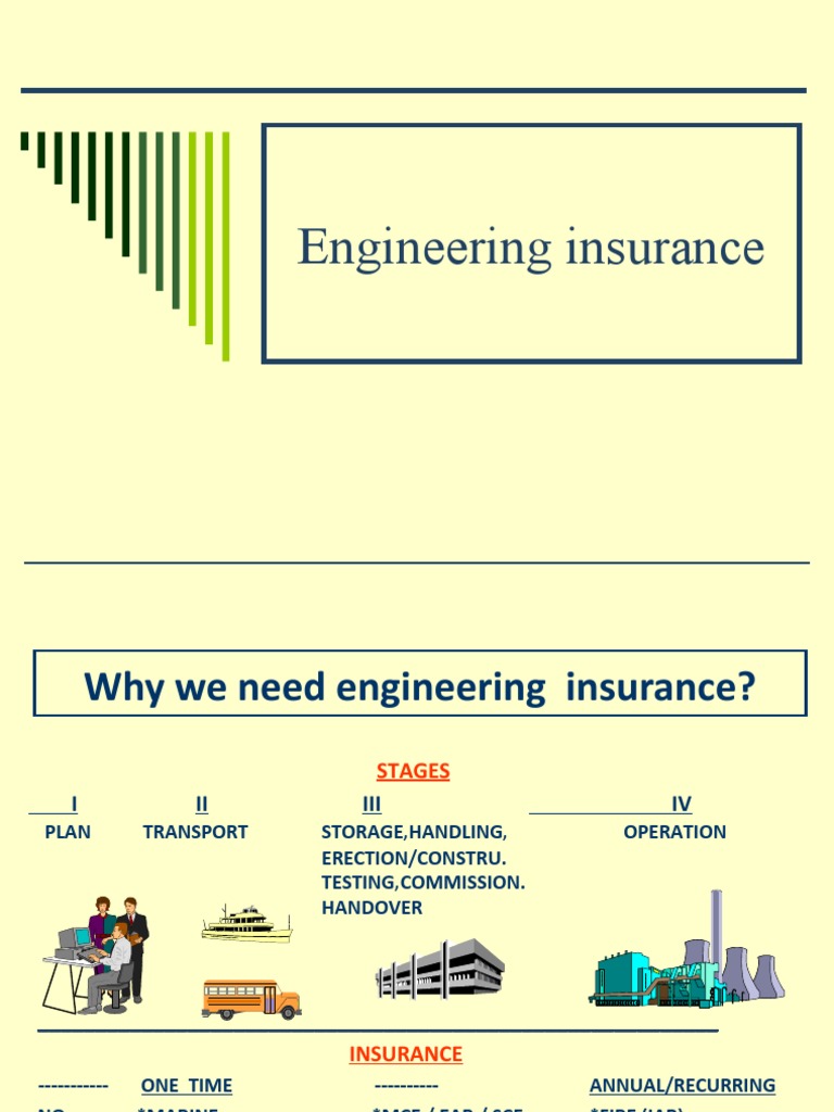 Engineering Insurance | PDF