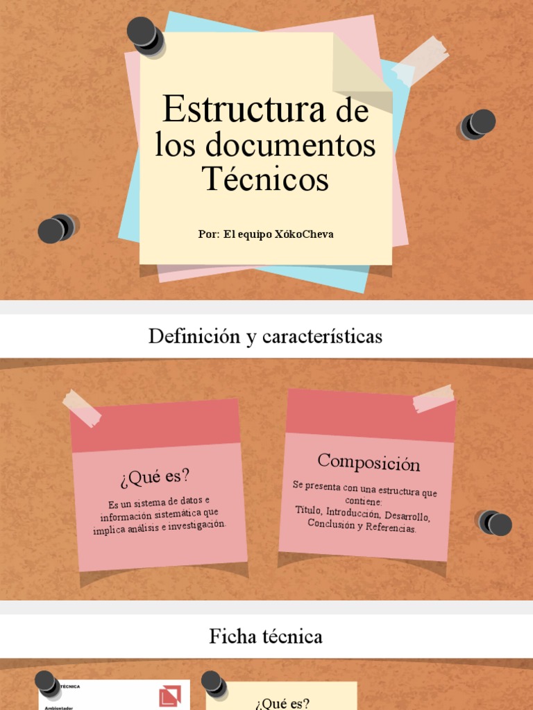Estructura de Los Documentos Técnicos | PDF | Informática | Ciencias de la Información