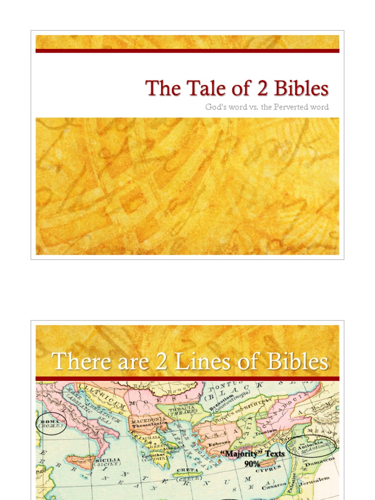 Two Bibles | PDF | Septuagint | Bible