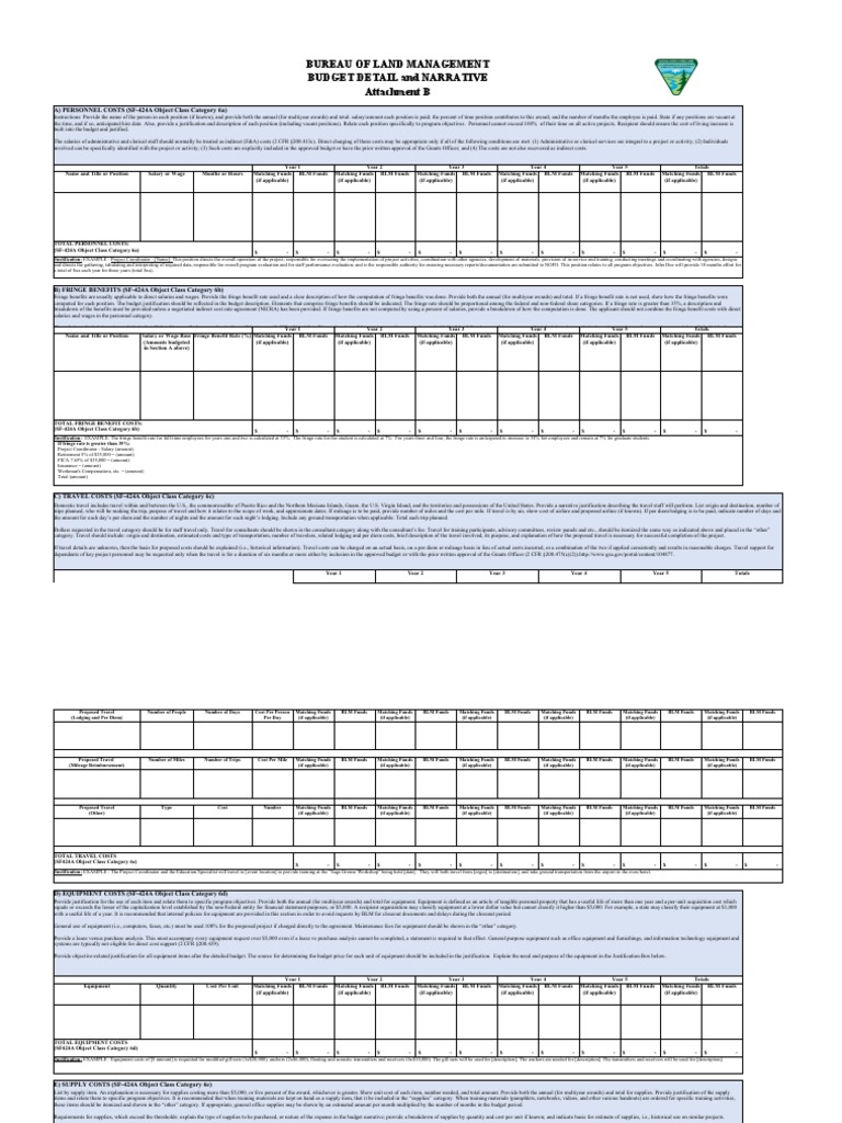 Attachment B Budget Narrative | PDF | Cost Of Living | Salary