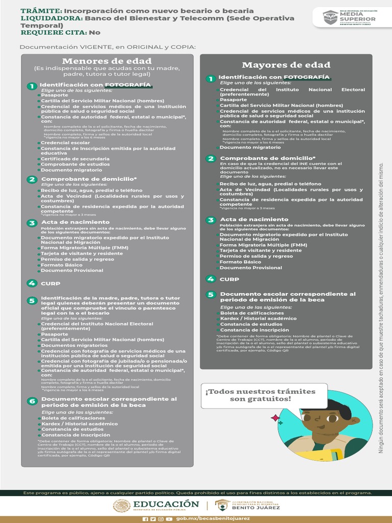 Incorporacio N Como Nueva Becaria o Becario Banco Del Bienestar y ...