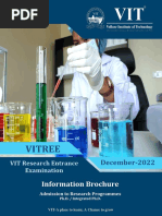 VIT Integrated M.Tech Admissions 2024-25 | PDF