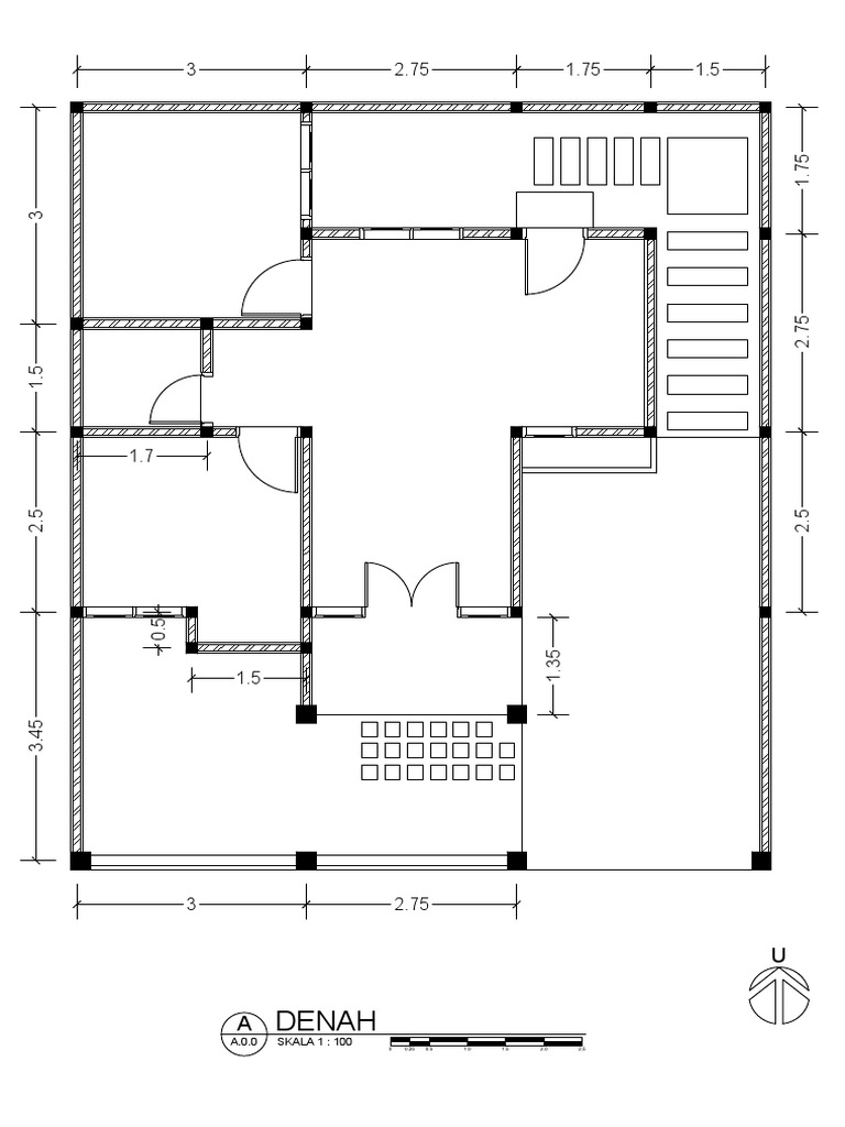 Soal UTS CAD Arsitektur 2021-Model 3 | PDF