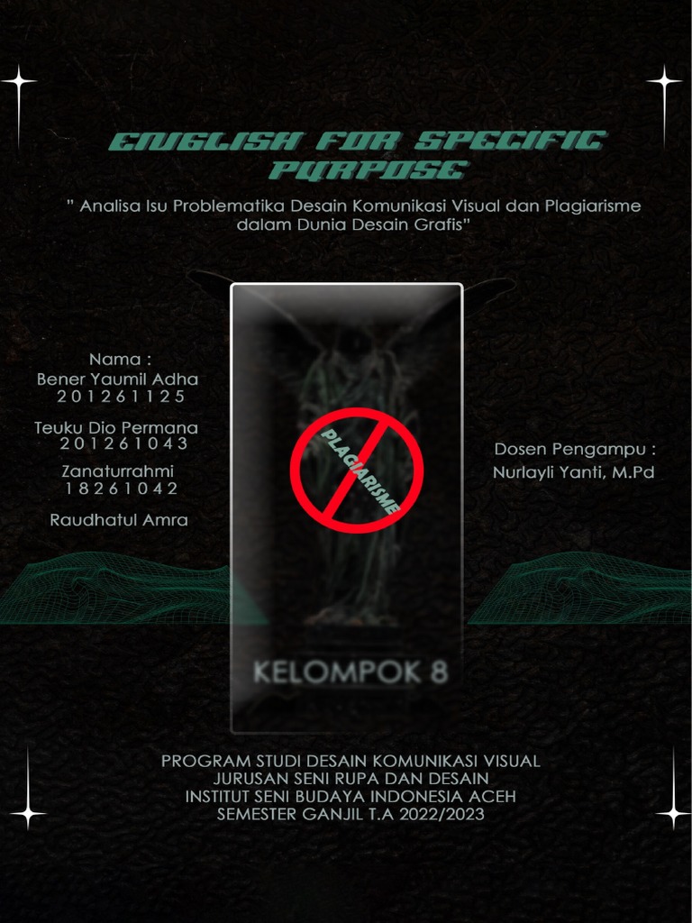 Stop Plagiarisme Kelompok 8 - DKV | PDF | Plagiarism | Creativity