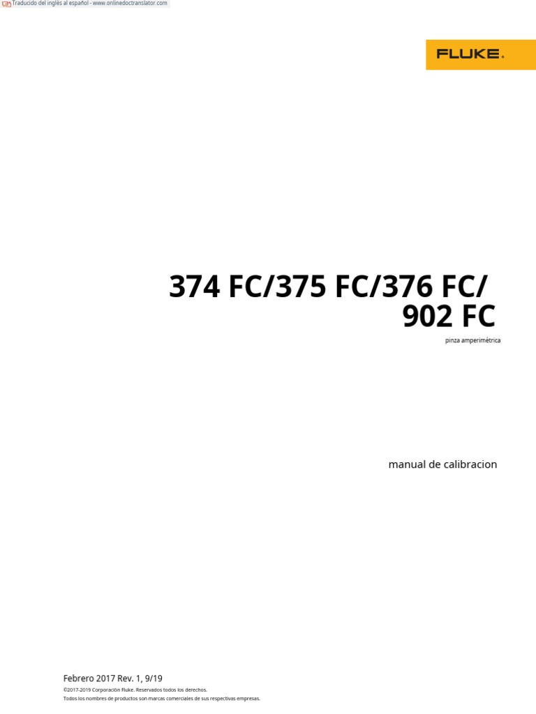 374fc Cmeng0100calibracion - En.es | PDF | Ingenieria Eléctrica ...