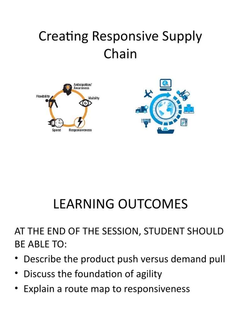 Chapter 5 - Creating A Responsive Supply Chain | PDF